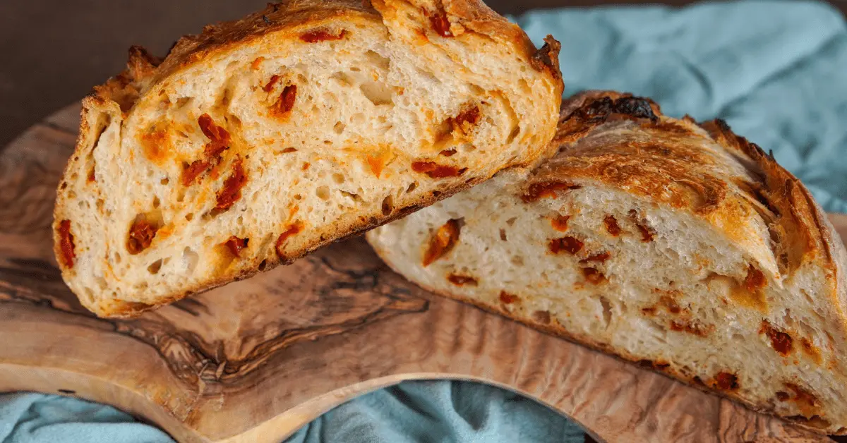 Sun-dried Tomato and Goat Cheese Sourdough Bread Recipe - That ...