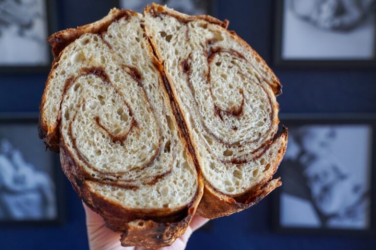 Cinnamon Swirl Sourdough Bread Recipe: No Stress, No Leaks - That ...