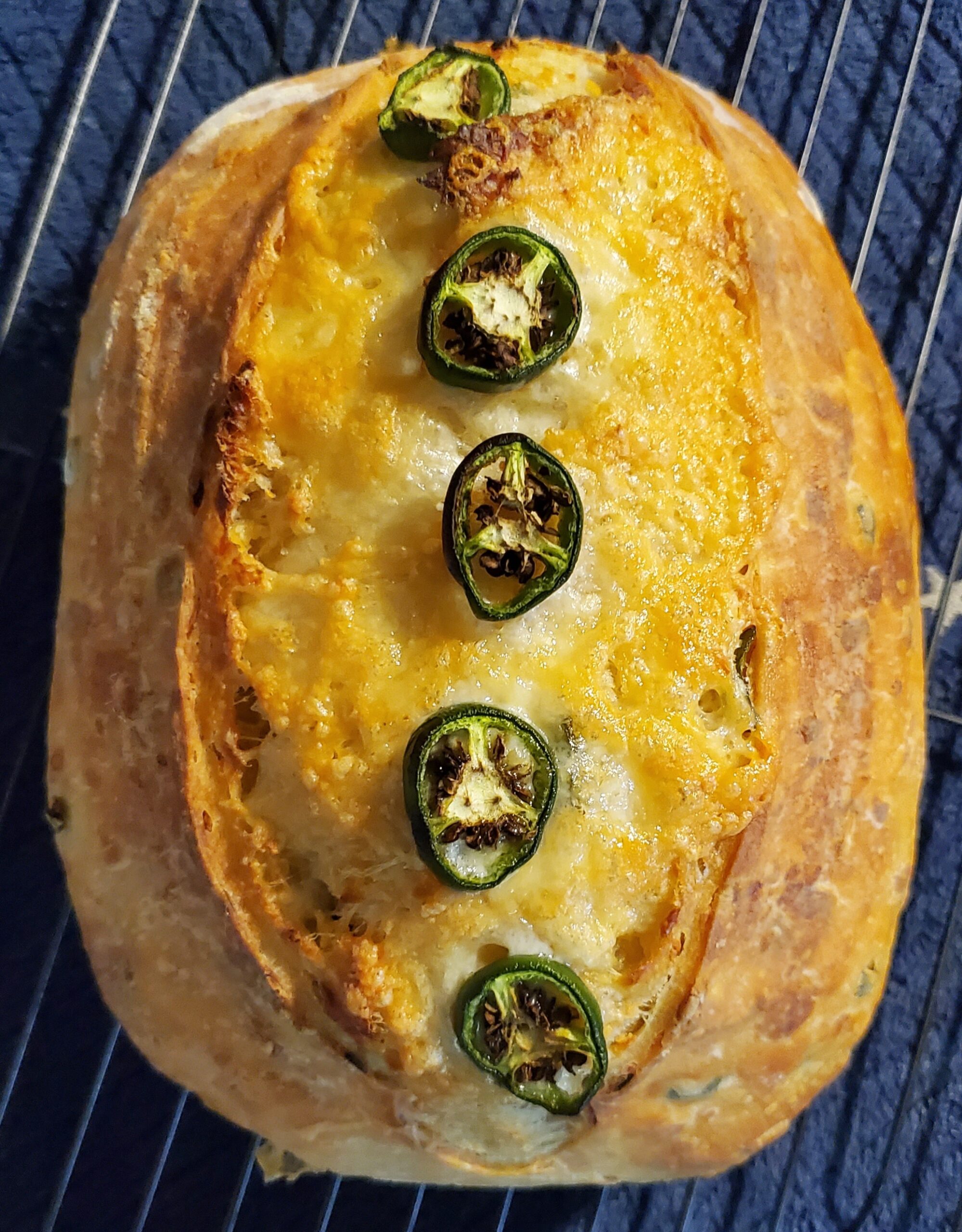 The Best Jalapeño Cheddar Artisan Sourdough Bread Recipe - That ...