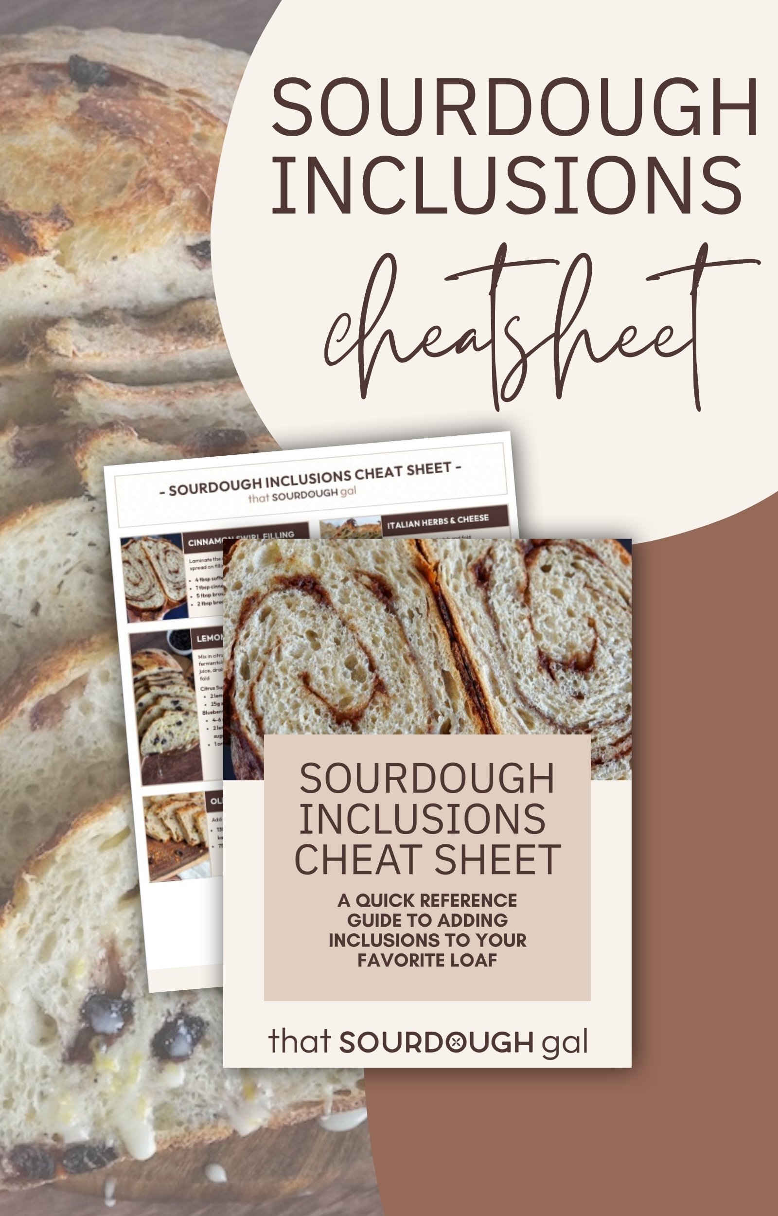 Get the Sourdough Inclusions Cheatsheet - That Sourdough Gal