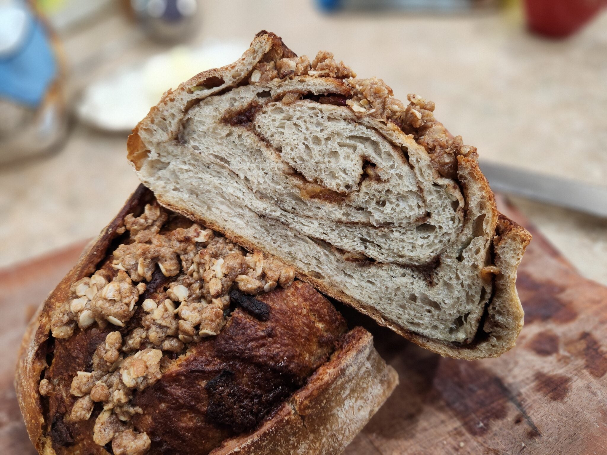 Apple Crisp Sourdough Bread Recipe (with a Cinnamon Swirl) - That ...