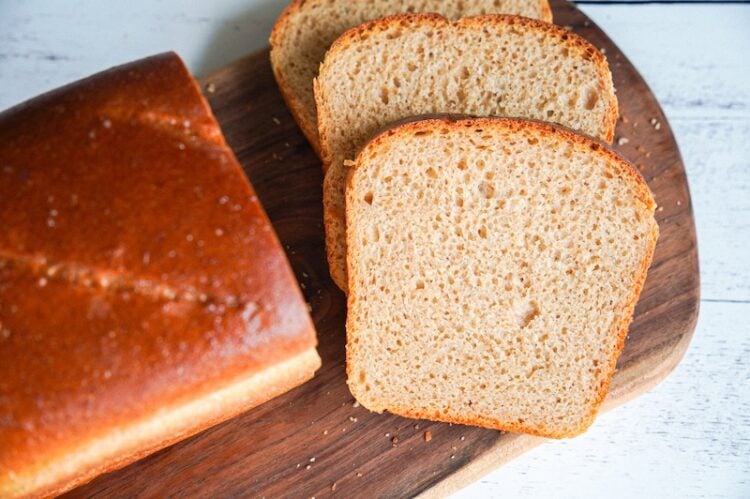Super Soft Honey Whole Wheat Sourdough Sandwich Bread - That Sourdough Gal