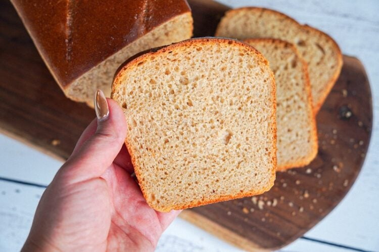 Super Soft Honey Whole Wheat Sourdough Sandwich Bread - That Sourdough Gal
