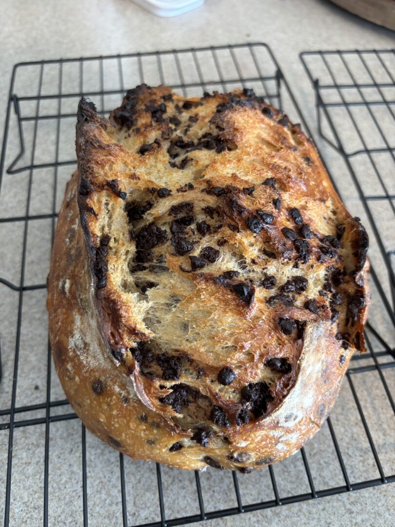 The Best Chocolate Chip Sourdough Bread Recipe - That Sourdough Gal