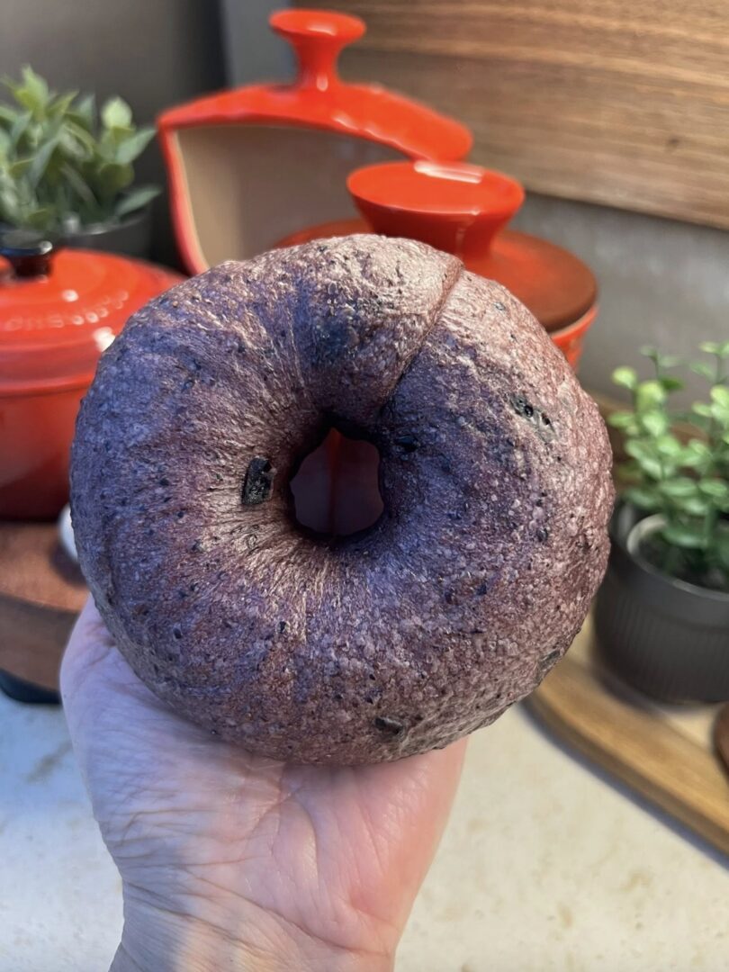 The Best Wild Blueberry Sourdough Bagels (Overnight Recipe) - That ...